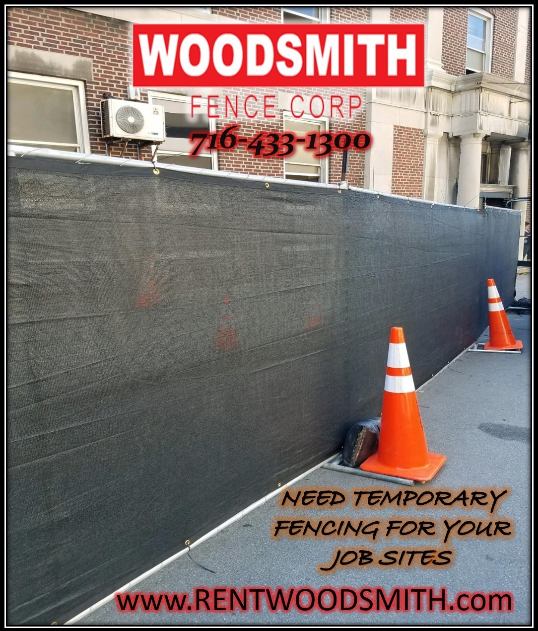 Temporary - Woodsmith Fence